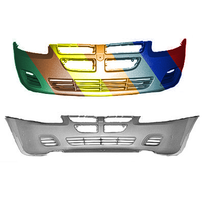 Painted Dodge Front Bumpers | Painted Auto Body Parts