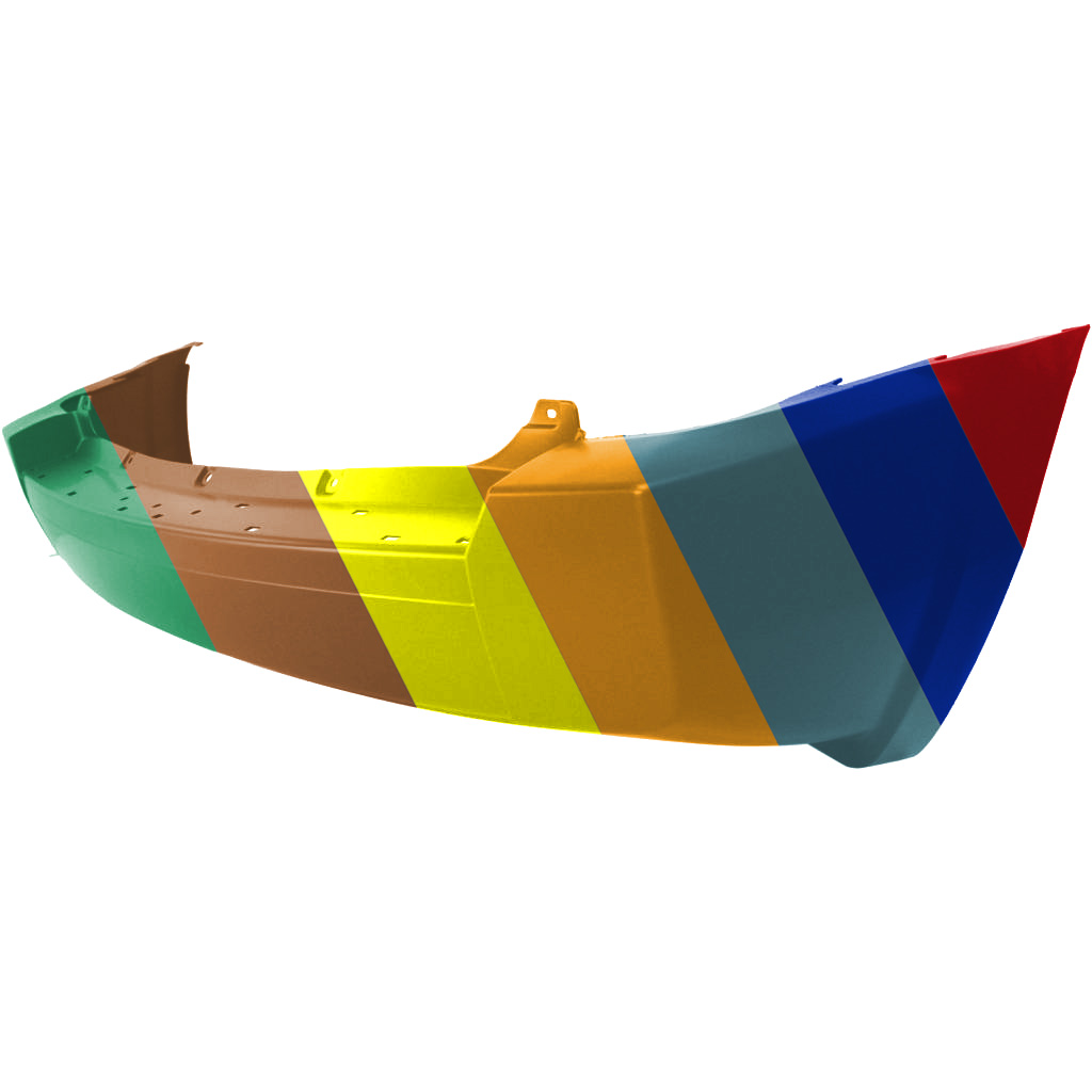 Painted Jeep Rear Bumpers | Painted Auto Body Parts