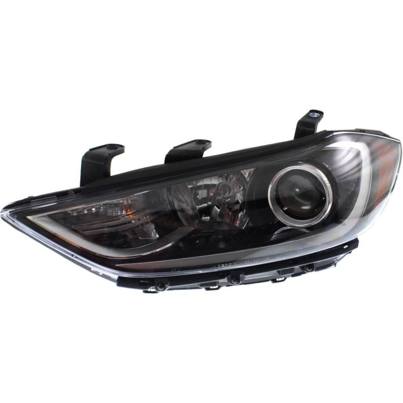 HYUNDAI ELANTRA SEDAN HEAD LAMP ASSEMBLY LEFT (Driver Side) (HALOGEN ...