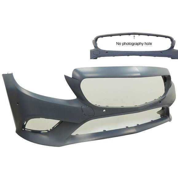 MERCEDES-BENZ C-CLASS COUPE FRONT BUMPER COVER PRIMED (C300 WO/AMG)(W ...