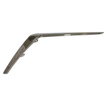 NISSAN KICKS FRONT BUMPER MLDG LEFT (Driver Side) SATIN BLACK-CHROME ...