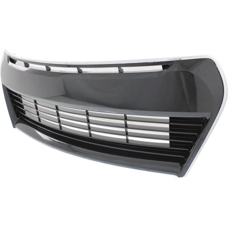 TOYOTA COROLLA/SEDAN FRONT BUMPER GRILLE ASSEMBLY BLACK W/ OUTER CHROME ...