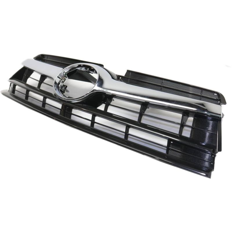 TOYOTA HIGHLANDER HYBRID GRILLE UPPER BLACK W/GRILLE MOLDING CHROME ...