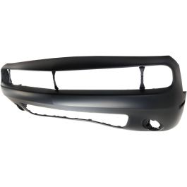 DODGE CHALLENGER FRONT BUMPER COVER PRIMED (W/FOG)**CAPA** OEM ...
