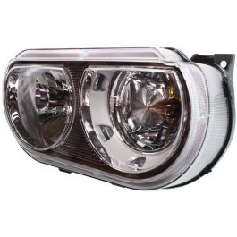 DODGE CHALLENGER HEAD LAMP ASSEMBLY RIGHT (Passenger Side) (HALOGEN ...