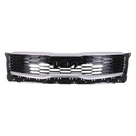 KIA TELLURIDE GRILLE BLACK W/SATIN-CHROME MLDG (LX/S/EX/SX) OEM ...