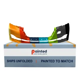 NISSAN LEAF FRONT BUMPER COVER PRIMED (WO/LOWER SPOILER) **CAPA** OEM ...