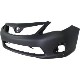 TOYOTA COROLLA/SEDAN FRONT BUMPER COVER PRIMED (W/SPOILER) OEM ...