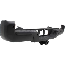 TOYOTA TACOMA REAR STEP BUMPER ASSY BLACK (W/SENSOR)(W/TOW HITCH ...