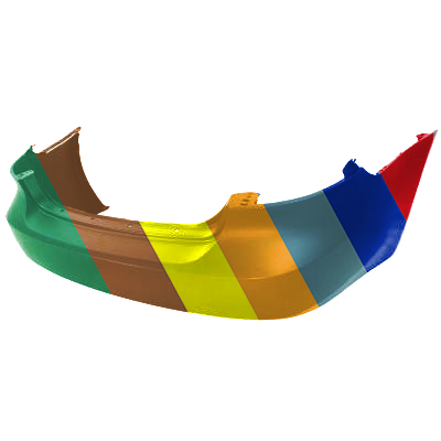 Pontiac Painted Rear Bumpers