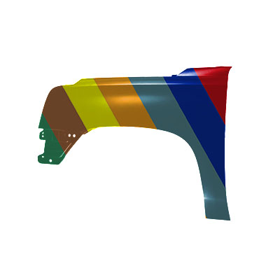 GM Trucks & Vans Painted Fenders