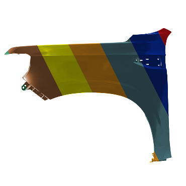 GM Trucks & Vans Painted Fenders