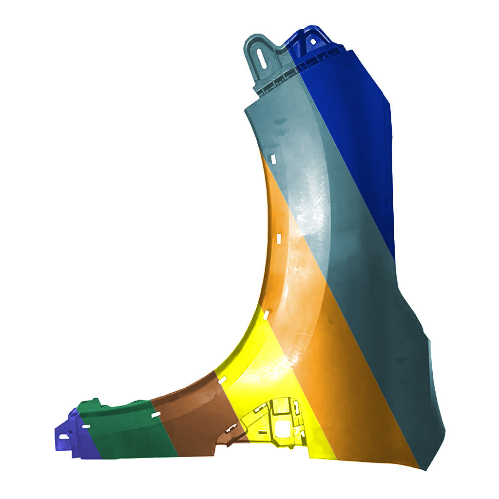 Mitsubishi Painted Fenders